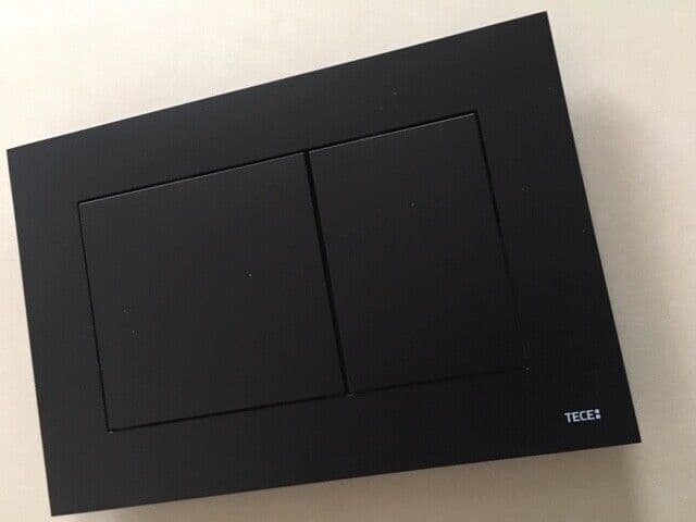 TECE 98cm WC Toilet Frame with Matt Black Flush Plate NOW