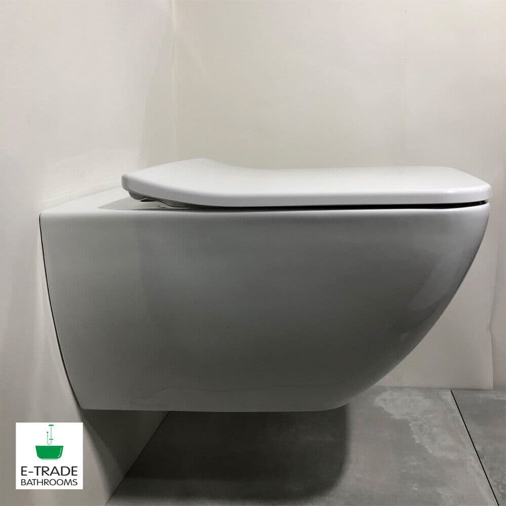 Villeroy & Boch VENTICELLO WC Wall Hung Rimless Toilet Ceramic Plus Soft Closing