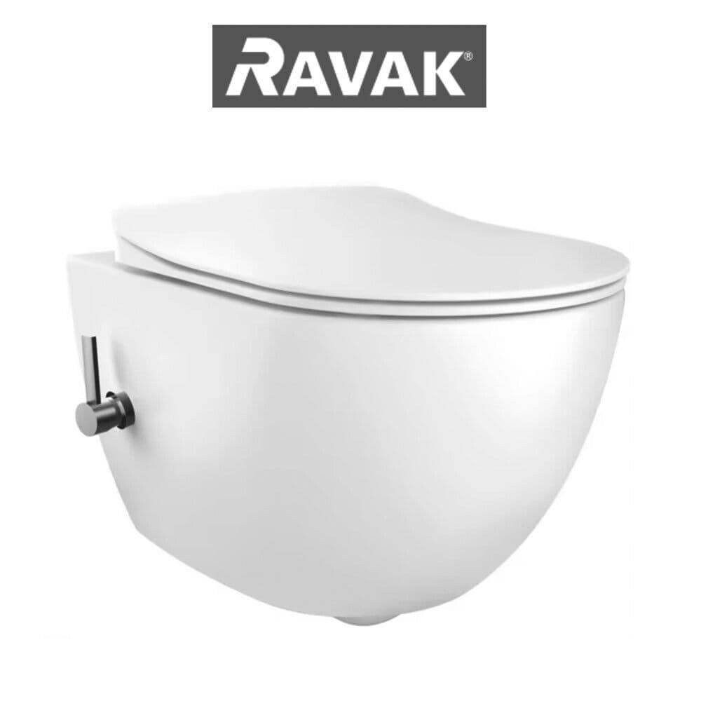 Wall Hung Rimless Turkish Toilet with Combined bidet function