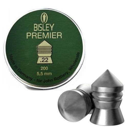 Bisley Premier .22 Pellets. (200) - Norwich Gun Centre