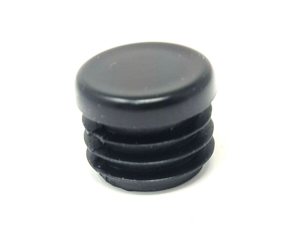 20mm Diameter Black Plastic End Caps Blanking Plugs Tube Box Section ...