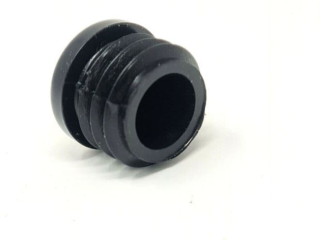 20mm Diameter Black Plastic End Caps Blanking Plugs Tube Box Section ...