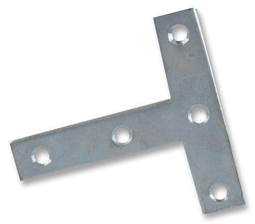 Pack of 4 100mm 4" Tee Plates CEN001