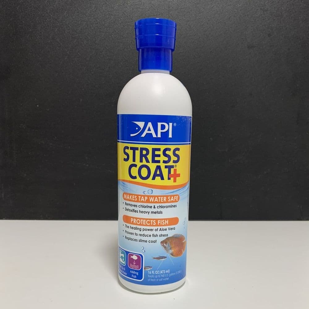 Fish Tank Water Treatment API Stress Coat Water Conditioner 16oz - 3 ...