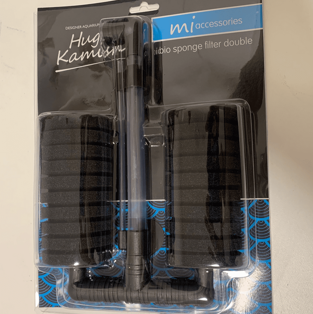 Twin sponge air filter