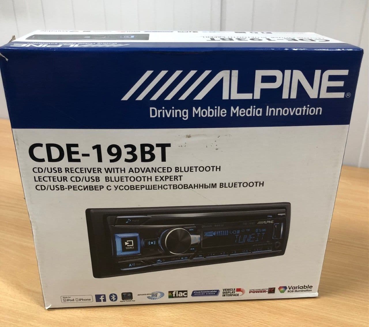 Alpine CDE-193BT CD/USB System