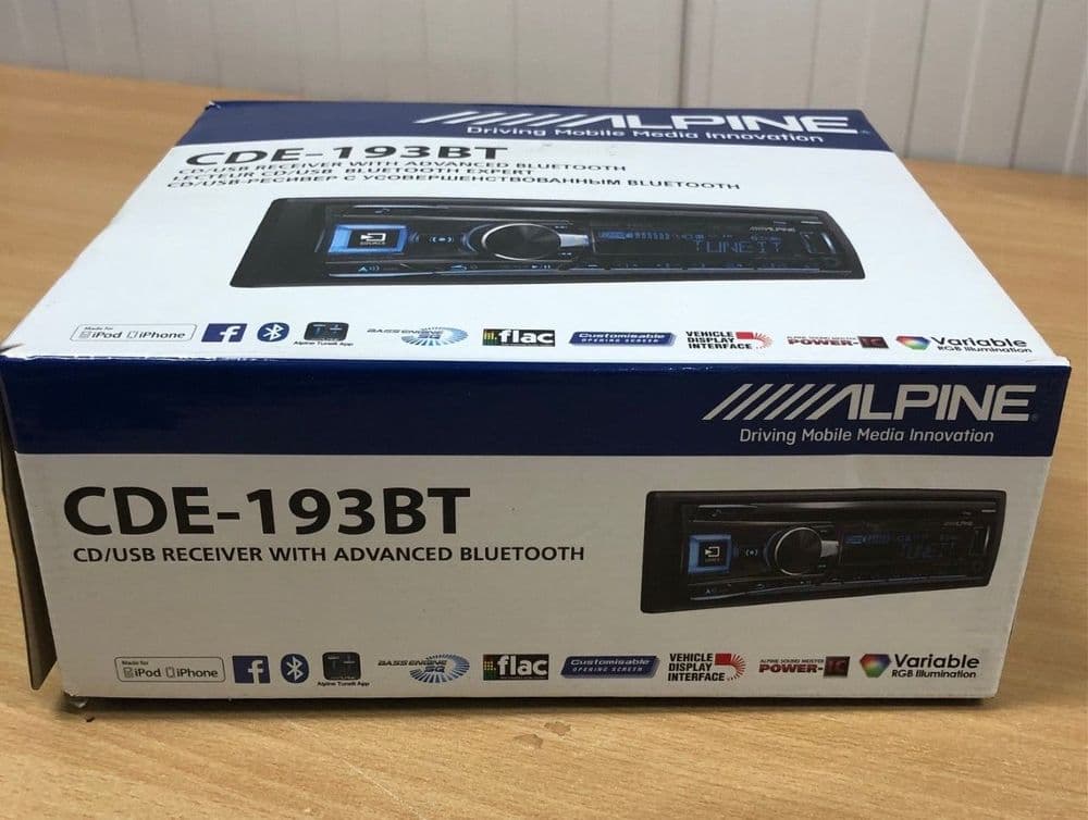 Alpine CDE-193BT CD/USB System