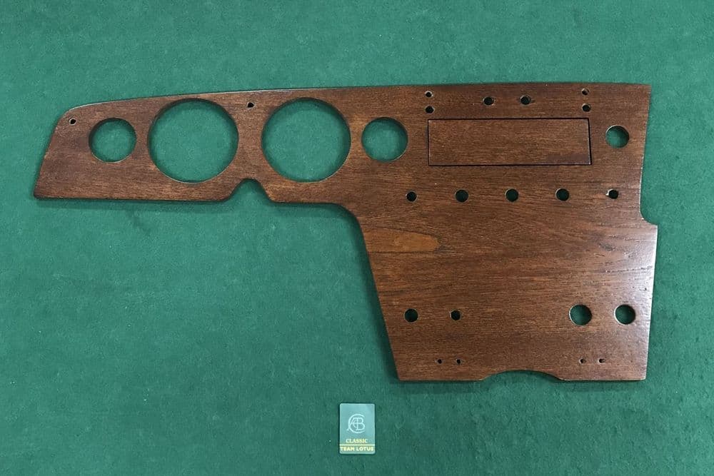 Dashboard LHD Teak Elan S1 with radio cutout 864