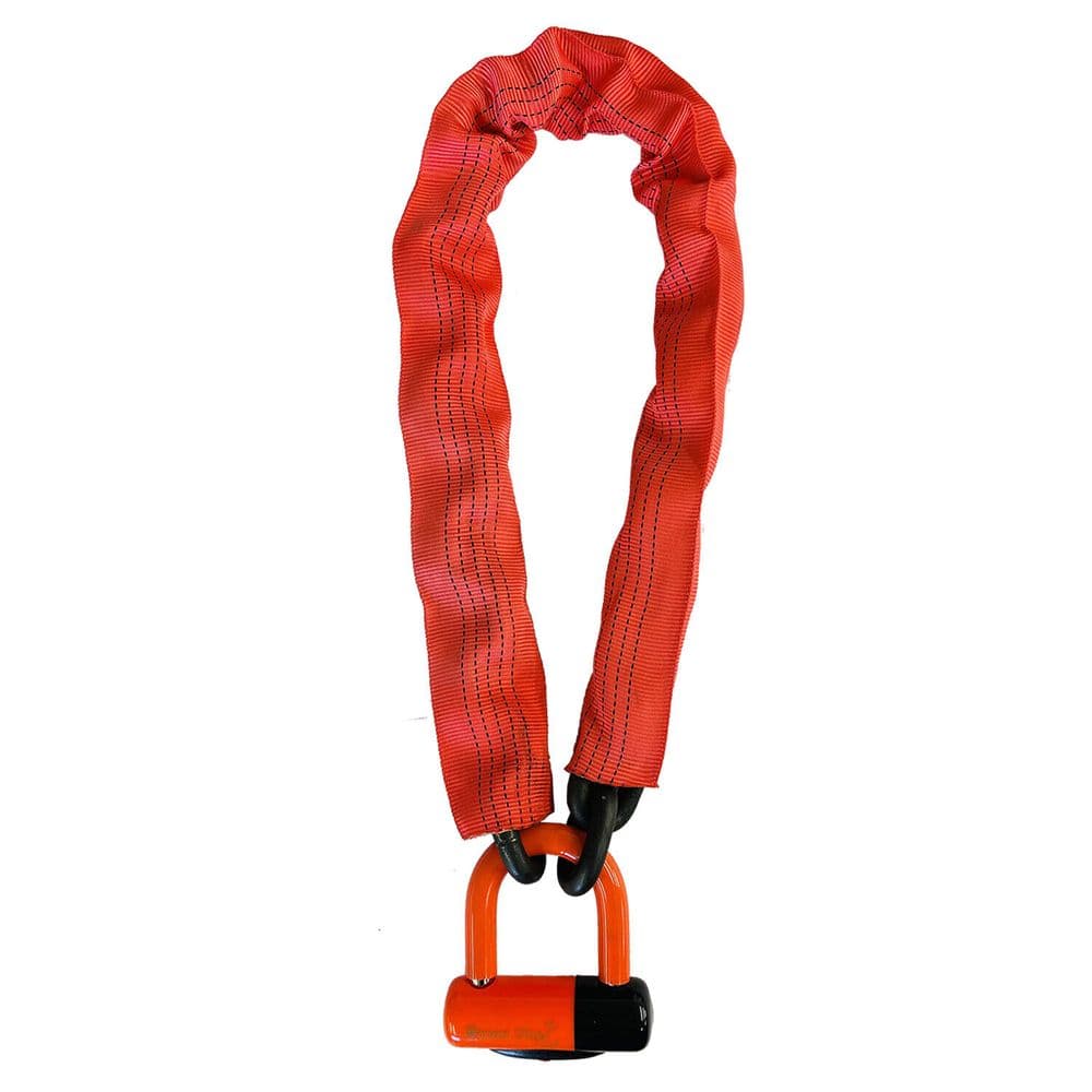 1 2m x 13mm HEAVY DUTY CHAIN LOCK with HARDENED PADLOCK motorbike ...