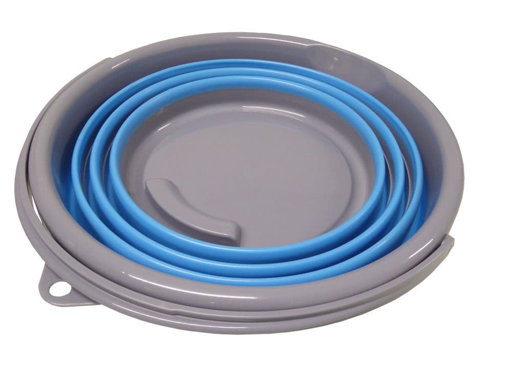 10 Litre COLLAPSIBLE FOLDING BUCKET caravan camping boat motorhome D167
