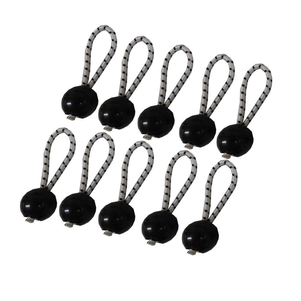 10 x 230mm SHOCK BUNGEE CORD BALL LOOPS marine boat flag pole yacht trailer