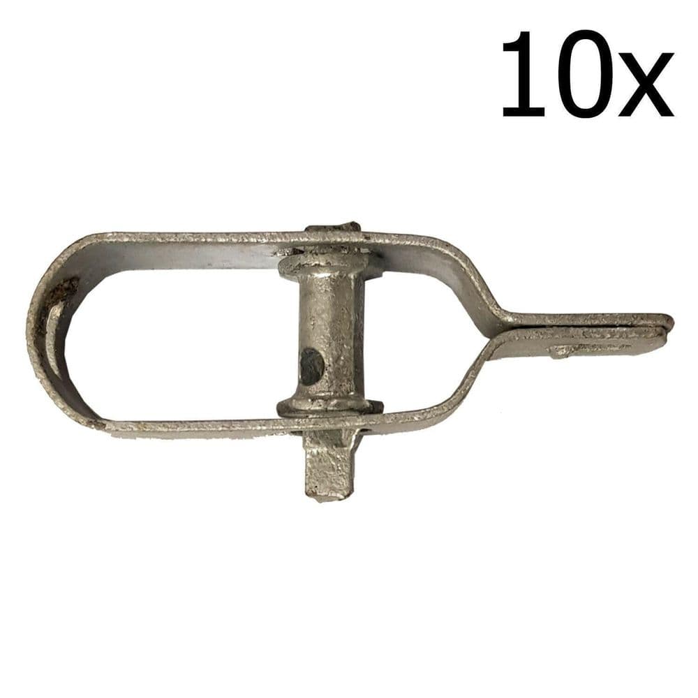 10 x GALVANISED FENCE WIRE STRAINERS TENSIONER RADISSEURS ferrule ...