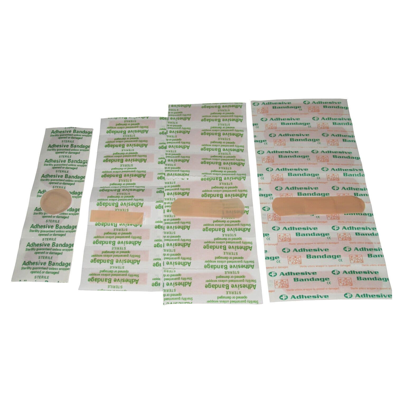100 x MIxED SIZES FIRST AID PLASTERS home work camping caravan boat