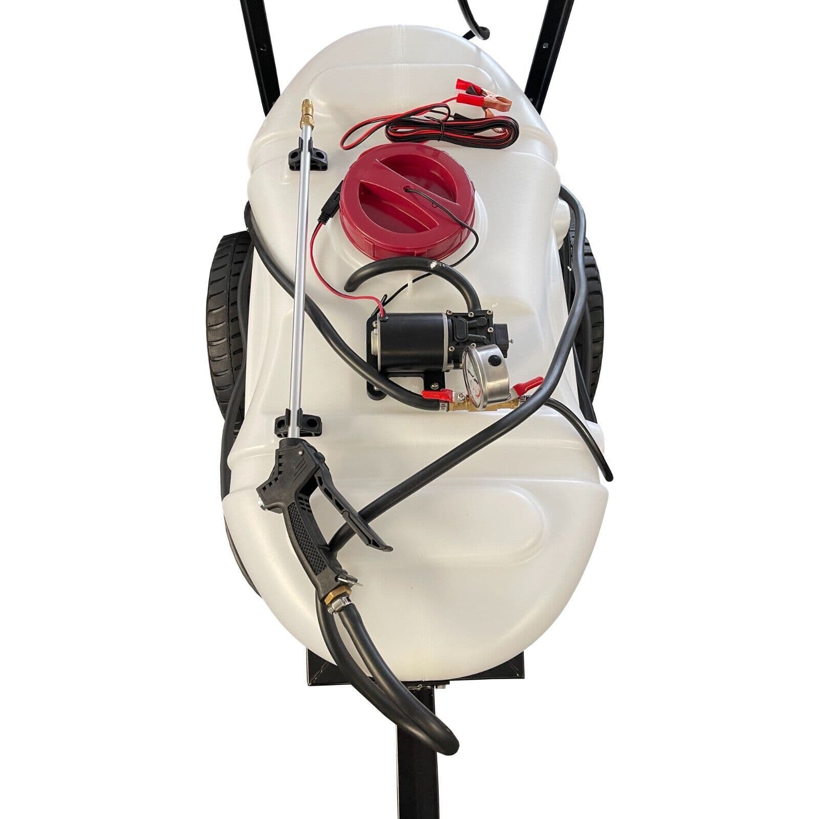 100L Quad ATV Agricultural Sprayer with Trailer 12v farm tractor crops ...