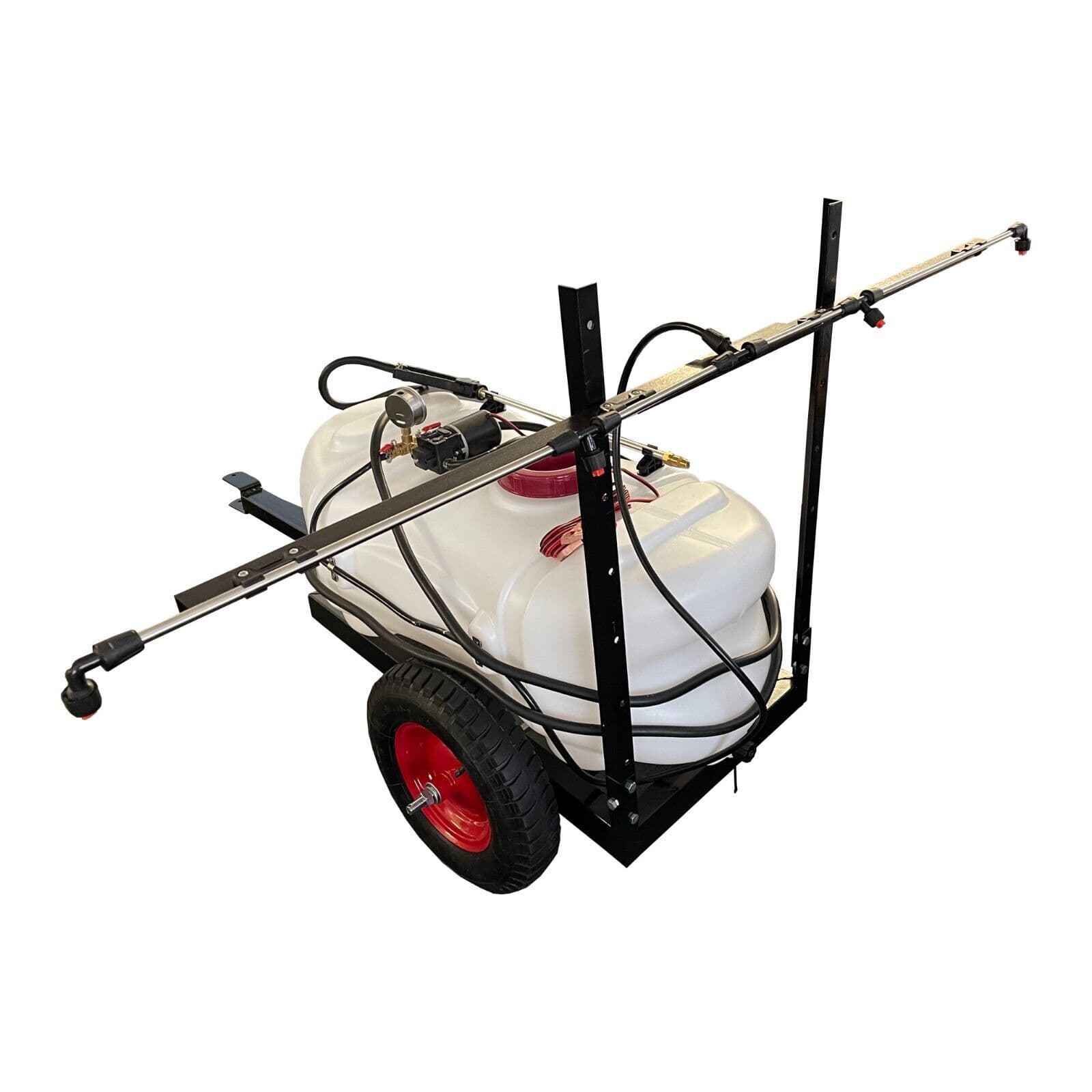 100L Quad ATV Agricultural Sprayer with Trailer 12v farm tractor crops ...