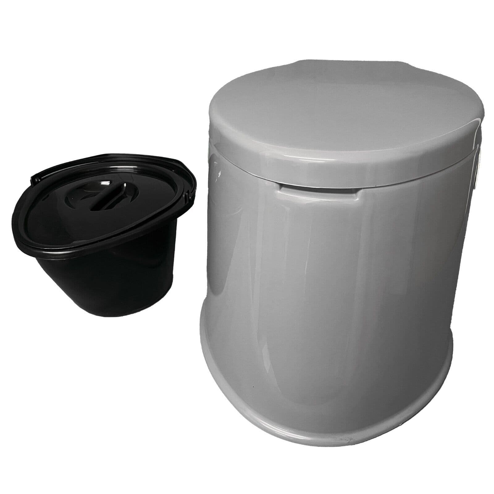 10L Portable Camping Toilet Bucket Potty Loo Fishing Festival Caravan