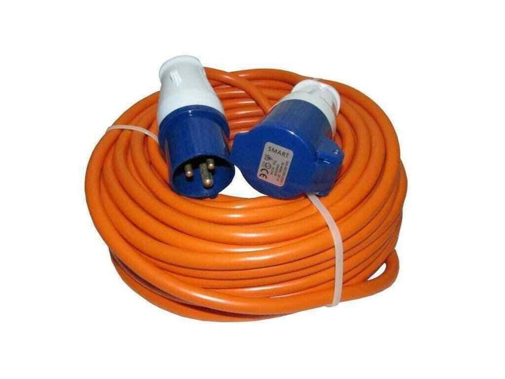 10M CARAVAN MAINS HOOK UP CABLE EXTENSION LEAD motorhome camping boat
