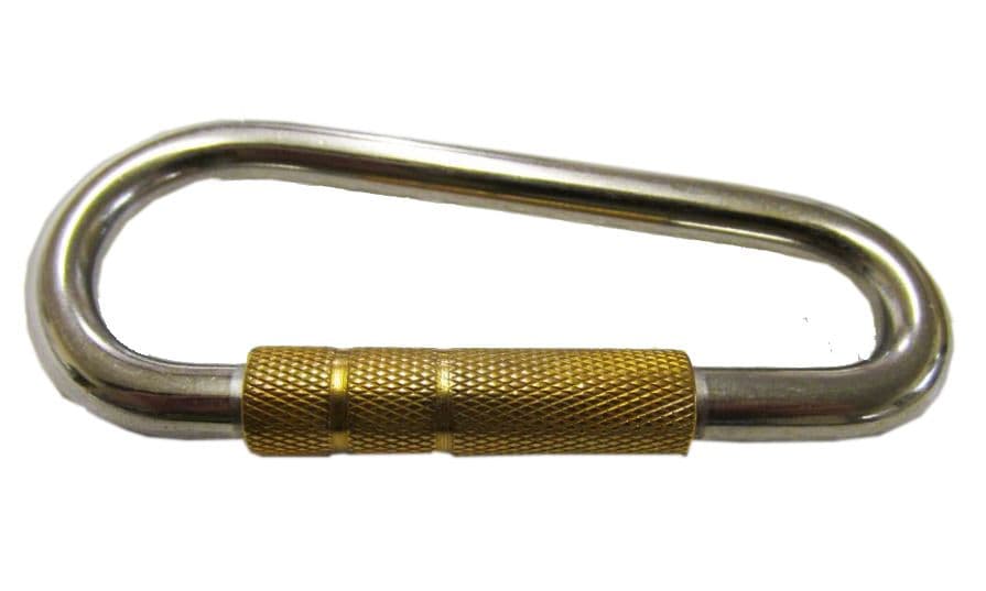 10mm STAINLESS STEEL MARINE CARBINE HOOKS with BRASS SLEEVE chain rope ...