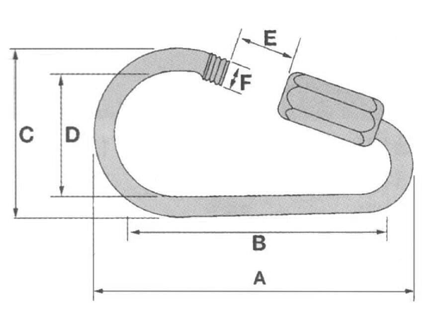 10mm STAINLESS STEEL MARINE PEAR SHAPED QUICK REPAIR LINK yacht chain rope