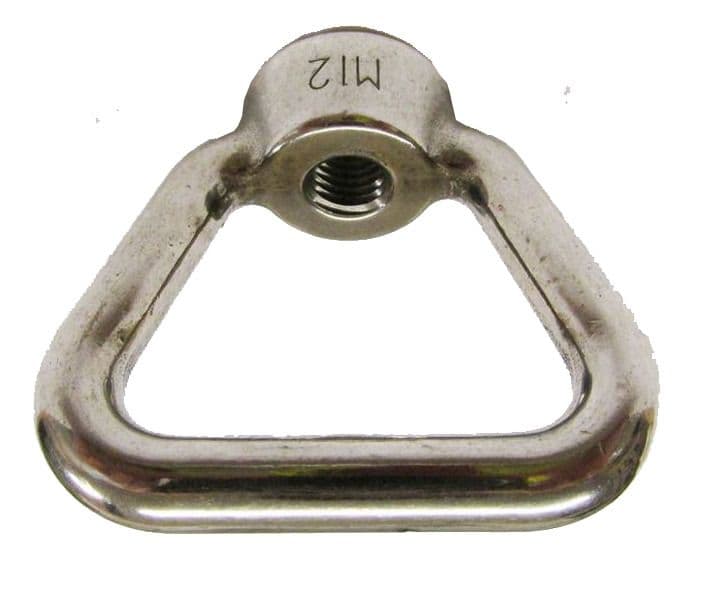 10mm STAINLESS STEEL MARINE RECTANGULAR LIFTING EYENUT boat yacht deck ...
