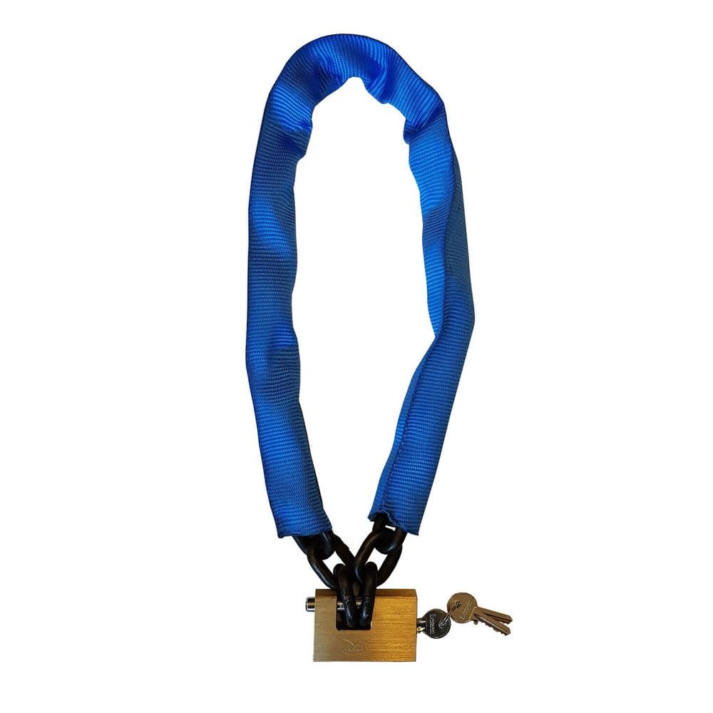 10mm x 1 5 metre HEAT TREATED ALLOY STEEL CHAIN LOCK motorbike gates ...