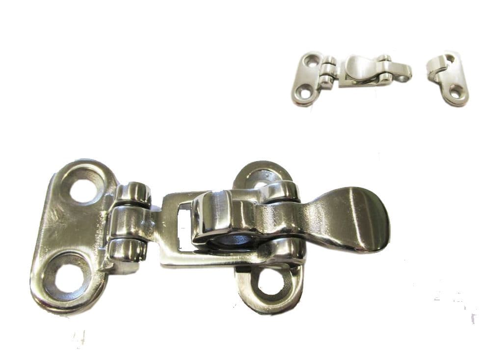 115mm STAINLESS STEEL MARINE ANTI RATTLE CABIN DOOR FASTENER boat deck