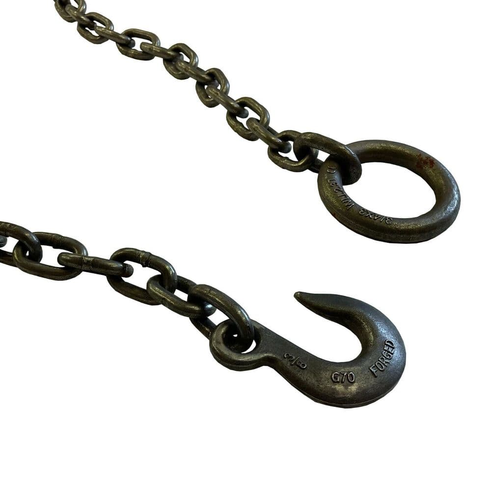 11mm x 10 Feet AGRICULTURAL FARM TRACTOR TOW CHAIN trailer atv 4 x 4 truck