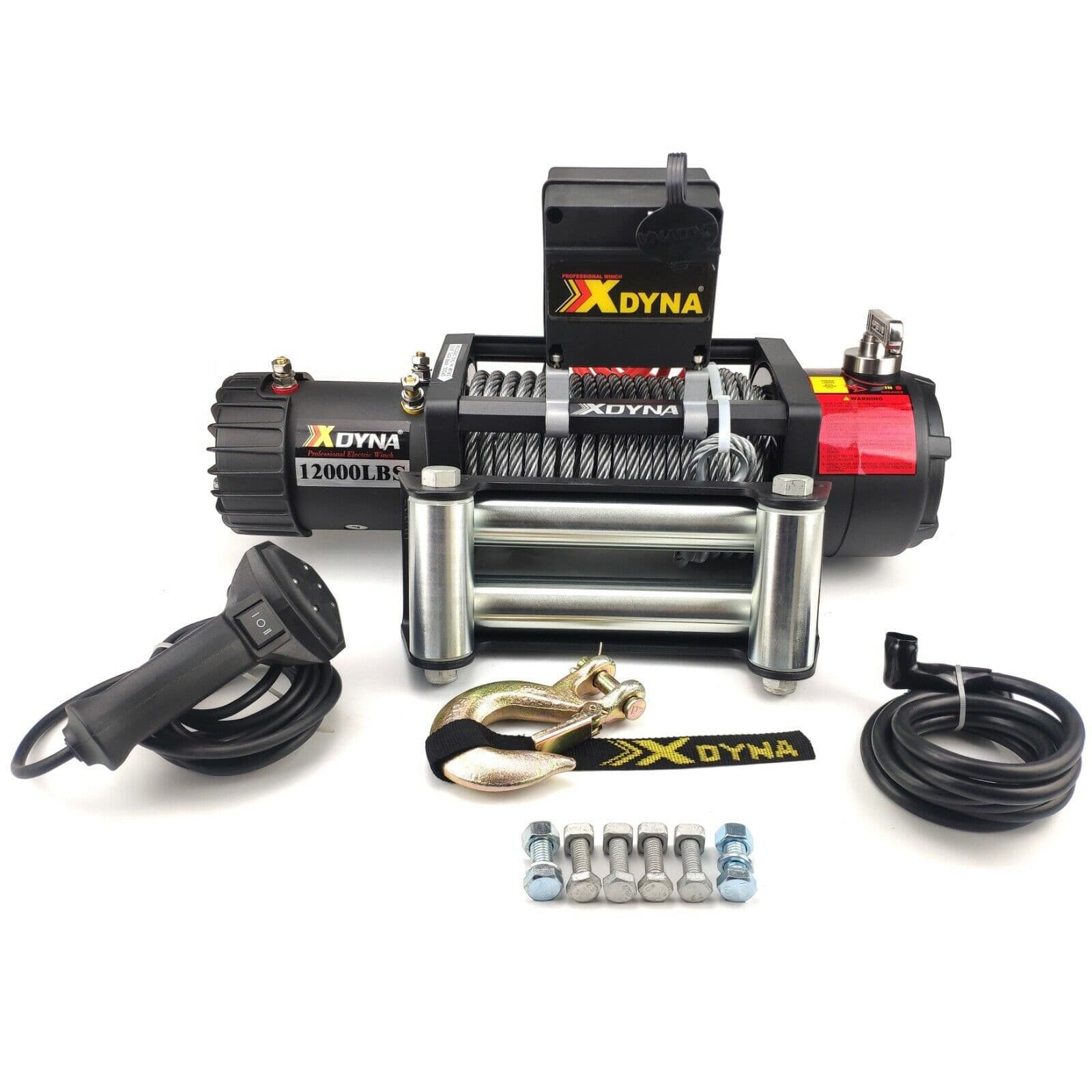 12000lbs High Speed 24v ELECTRIC Recovery WINCH 138 1 x 8 9hp 28m Wire Rope