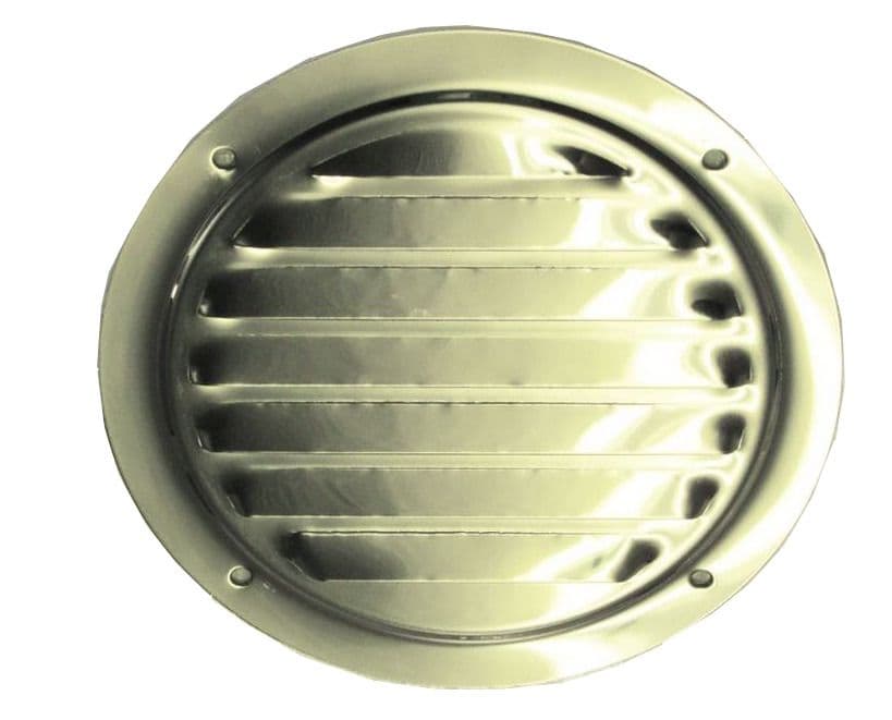 126mm STAINLESS STEEL MARINE ROUND TRANSOME AIR VENT boat yacht caravan ...