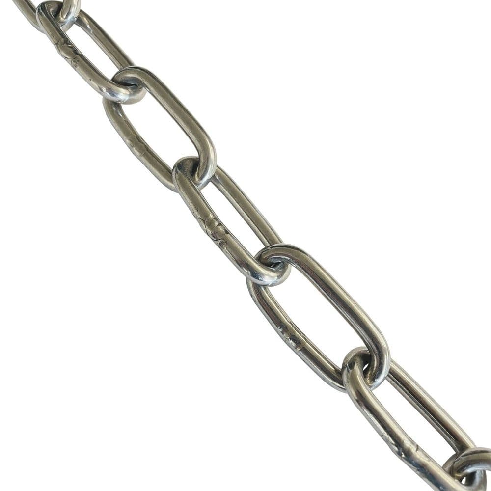12mm MARINE GRADE AISI316 STAINLESS STEEL LONG LINK CHAIN boat yacht