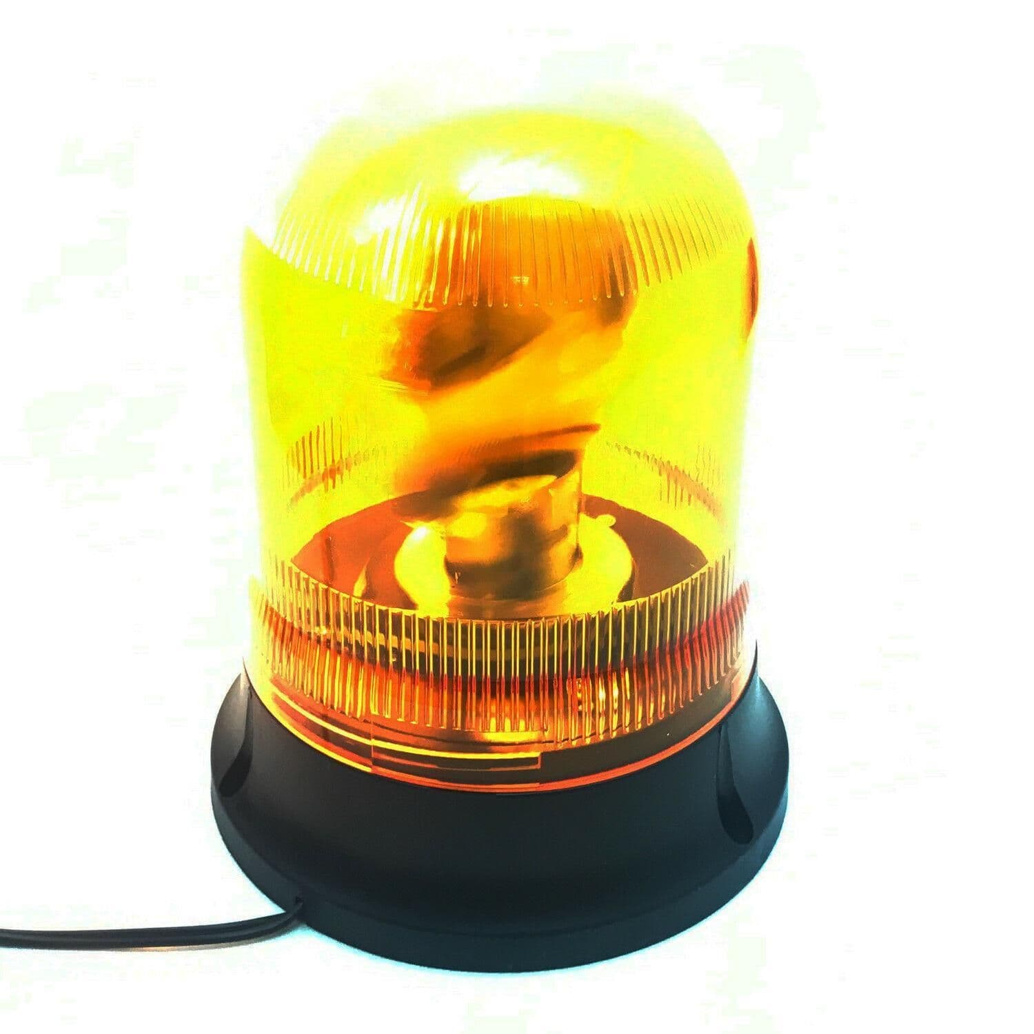 12v MAGNETIC AMBER REVOLVING FLASHING BEACON WARNING LIGHT recovery