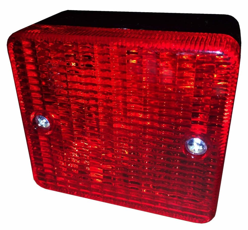 12v REAR TRAILER FOG LAMP caravan horsebox van