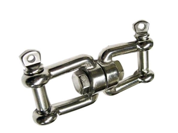 13mm STAINLESS STEEL MARINE SWIVEL JAW JAW boat yacht chain rope deck
