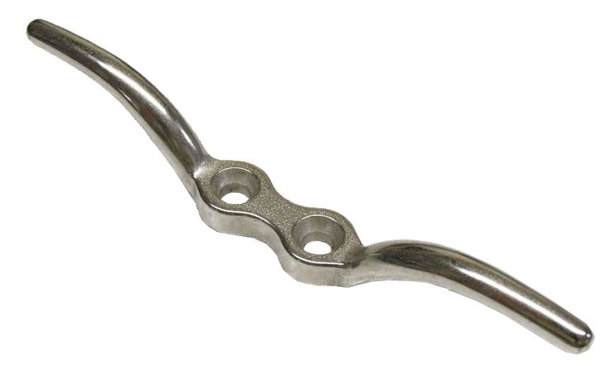 150mm STAINLESS STEEL 2 HOLE MARINE ROPE CLEAT boat yacht deck rope fender