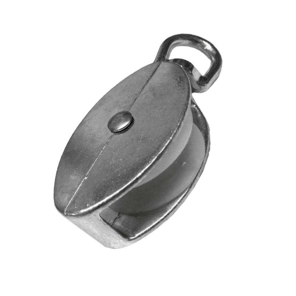 15mm SINGLE NYLON SHEAVE AWNING PULLEY WITH SWIVEL EYE flag pole line ...