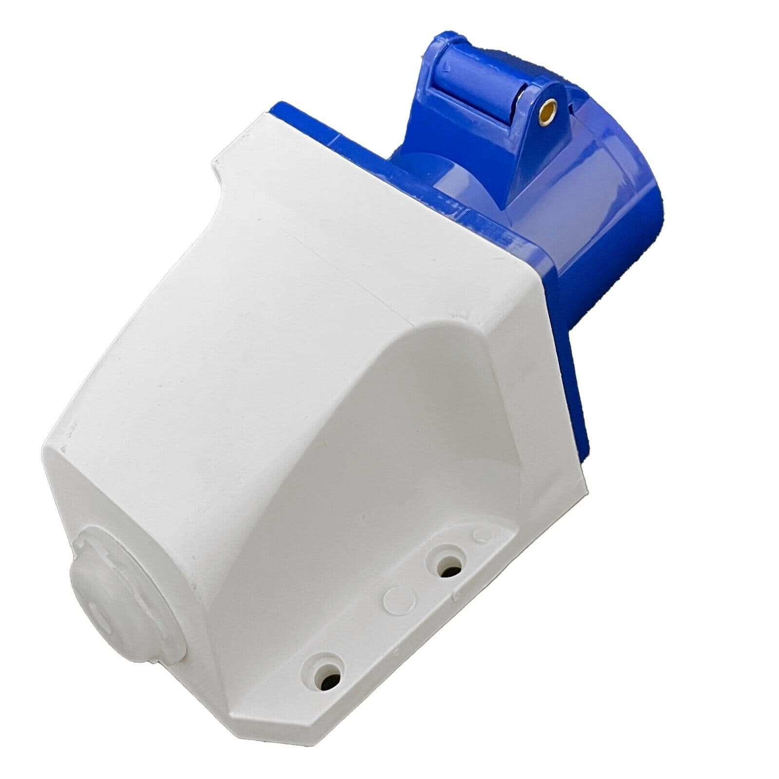 16 amp Socket Surface Mounted 240V Waterproof Mains Hook Up 3 Pin ...