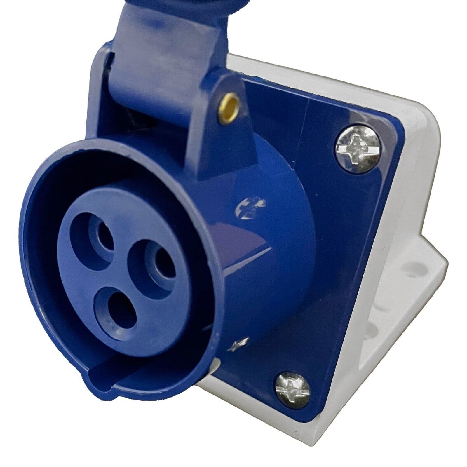 16 amp Socket Surface Mounted 240V Waterproof Mains Hook Up 3 Pin ...