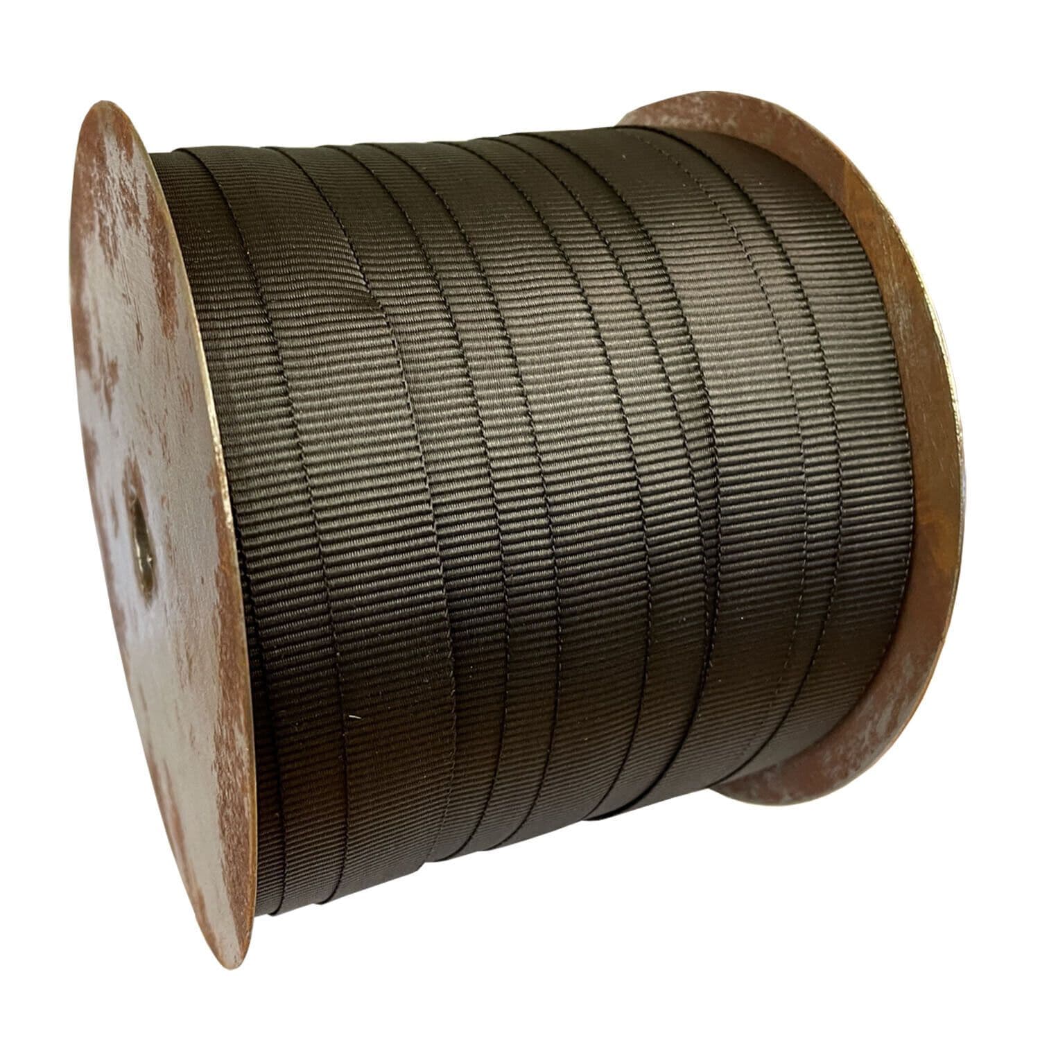 175 metres x 20mm BLACK POLYPROPYLENE WEBBING straps lashings belt lead