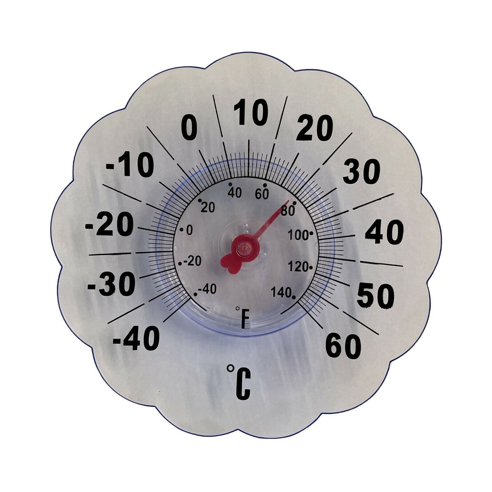 180mm x 30mm LARGE WINDOW THERMOMETER greenhouse conservatory caravan ...