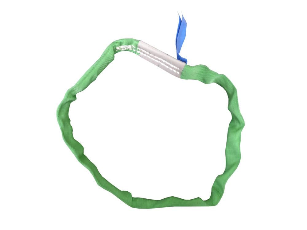 2 Tonne x 1 metre GREEN Round Slings To EN-1492-2 cargo lifting ...