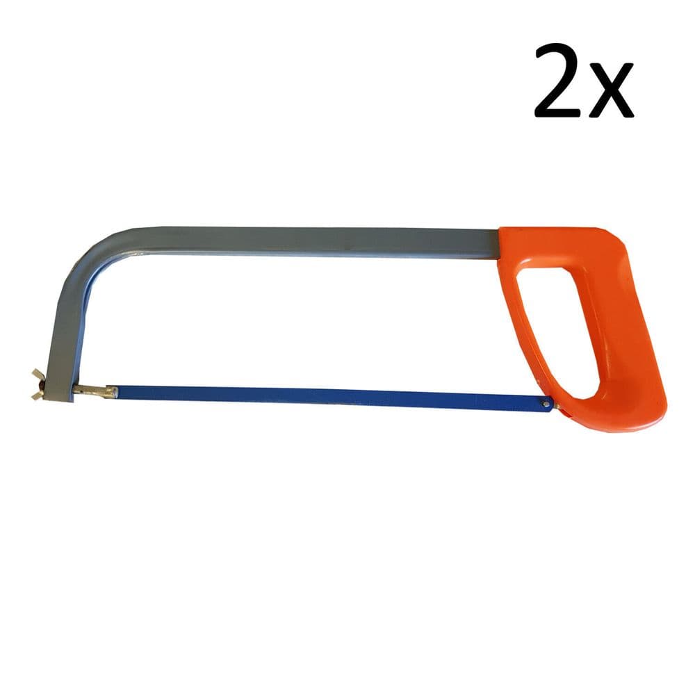 2 x 12" 300mm HEAVY DUTY HACKSAW metal hack saw diy pipe cutter tool