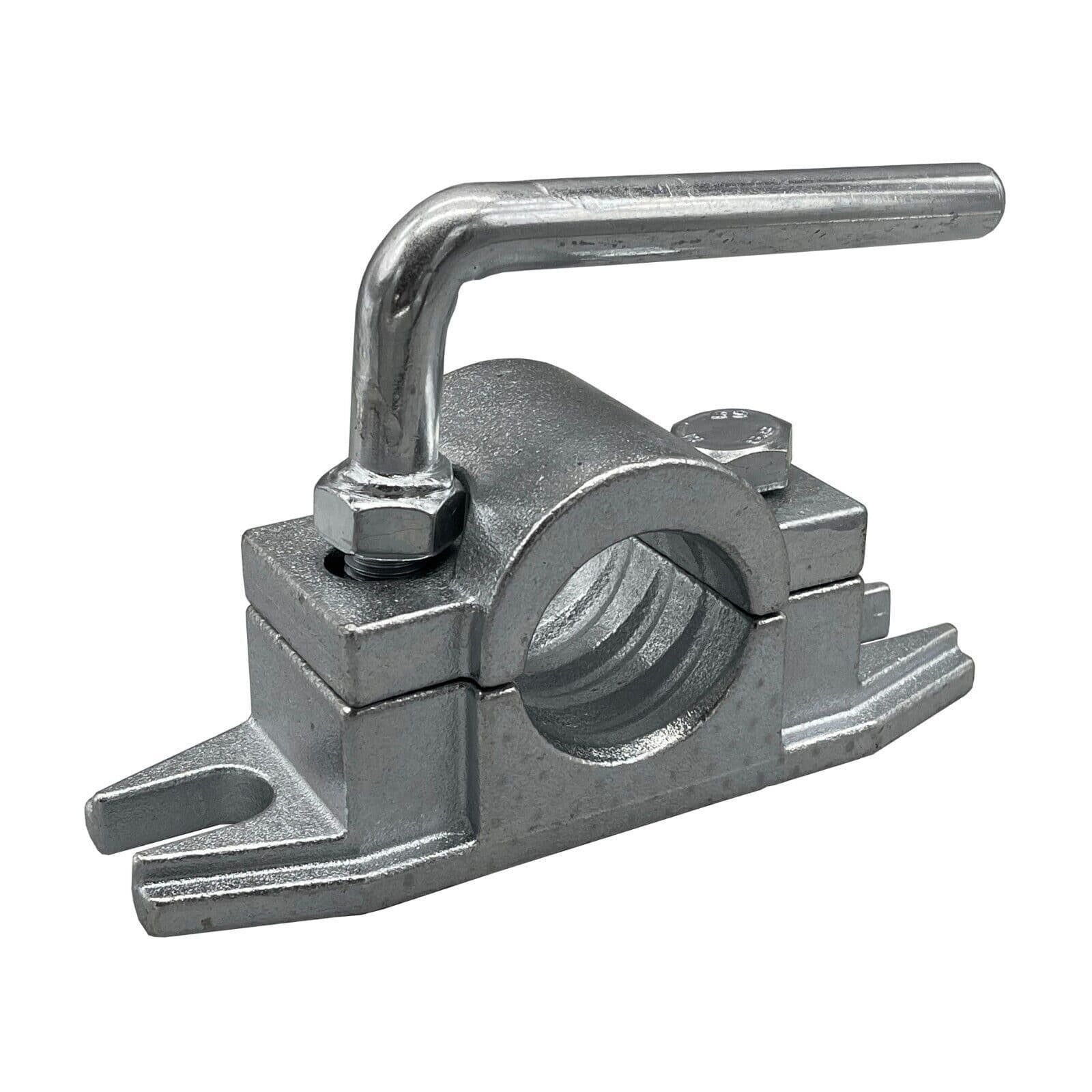 2 x 48mm x 600mm Trailer RIBBED Prop Stand Corner Steady with Heavy ...