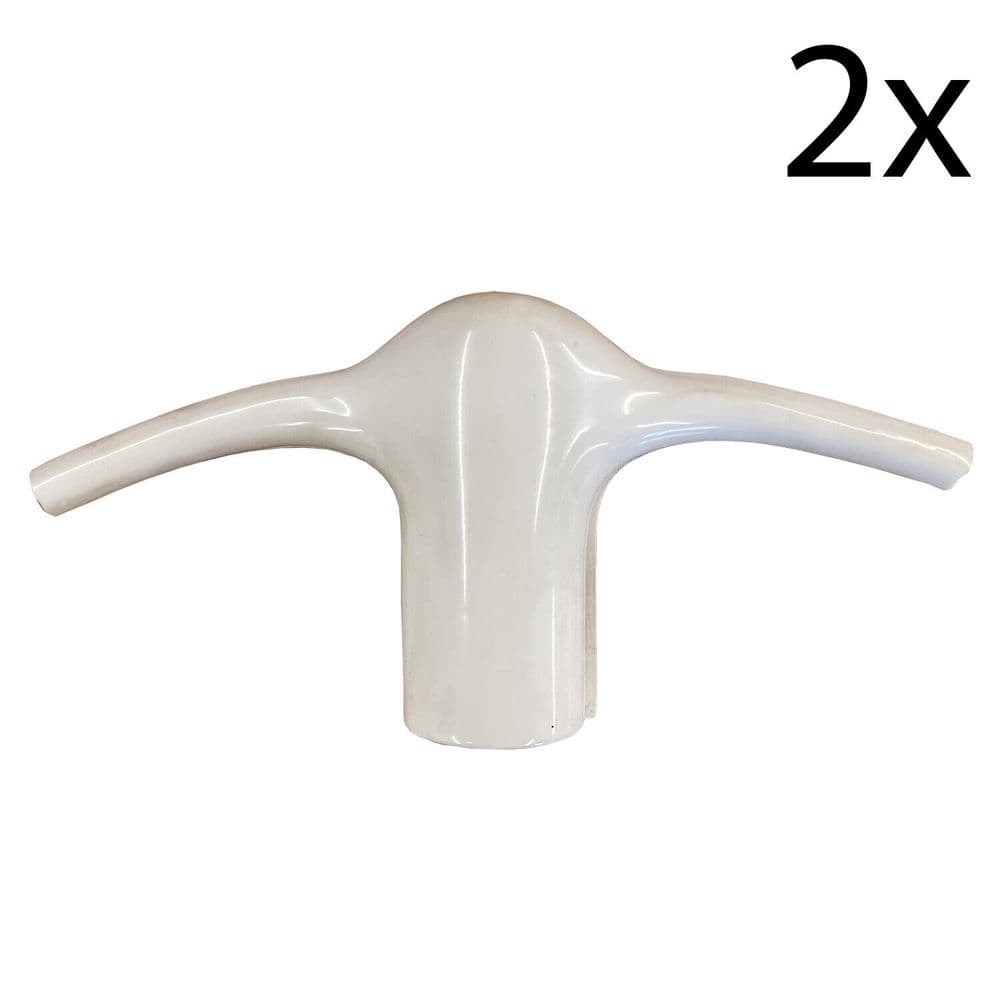 2 x 52mm MARINE ANTI CHAFE COVERS boat stanchion spreader boots yacht