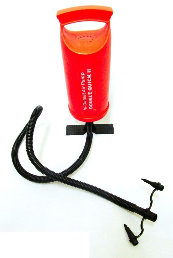 2 x AIR HAMMER INFLATABLE HAND PUMPS LARGE CAPACITY air bed boat camping