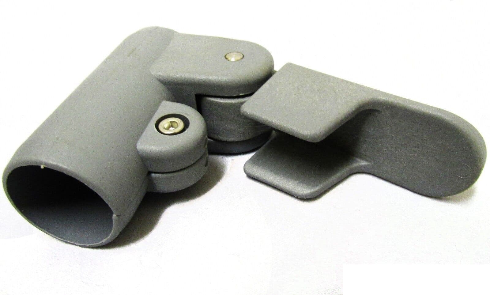2 x AWNING ADJUSTABLE POLE CLAMPS 25mm/22mm - CARAVAN - TENT - MOTORHOME