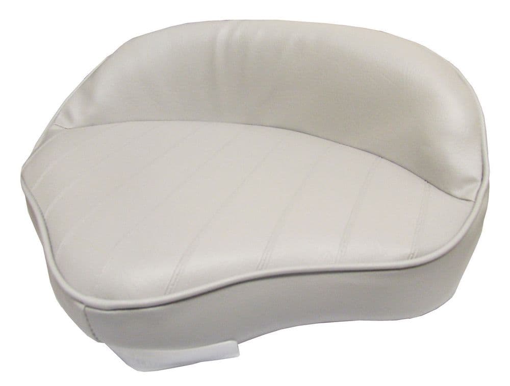 2 x FISHING BUTT BOAT SEAT NEW LARGER SIZE WHITE PRO CASTING BAR STOOL ...
