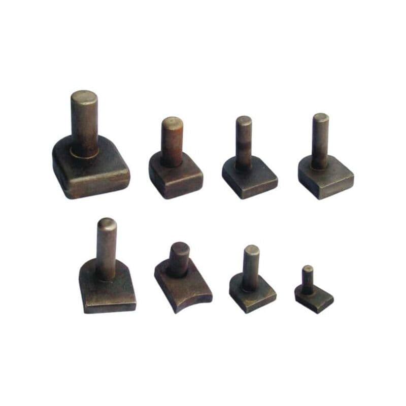 2 x GATE HOOKS TO WELD FLAT EDGE 1/2" to 1" iron field farm gates
