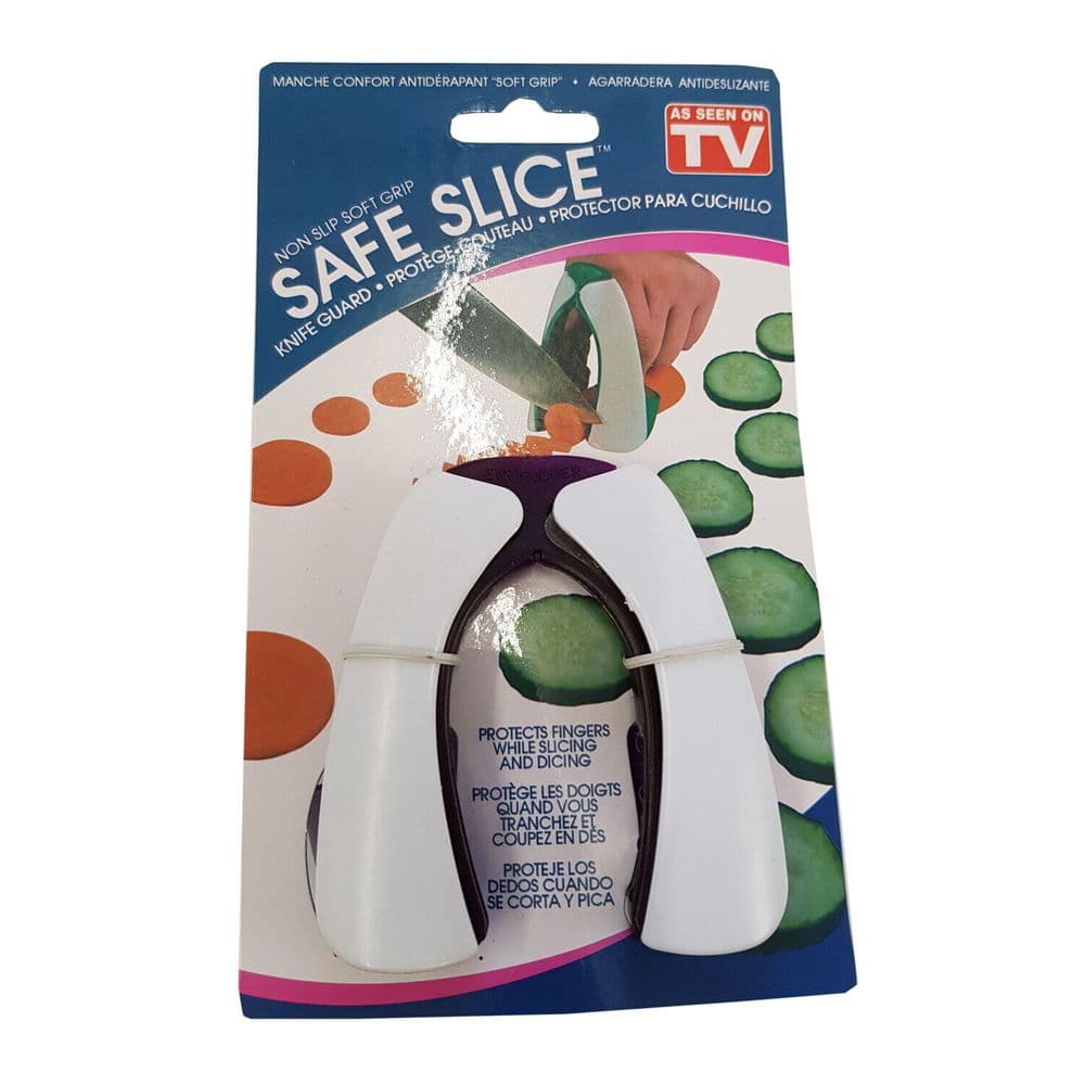 2 x KITCHEN SAFE SLICE VEGETABLE KNIFE GUARD chef protector dicing ...