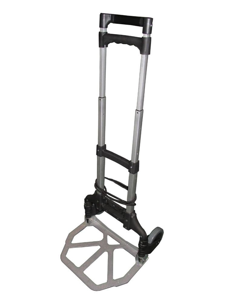 2 x LIGHTWEIGHT FOLDING COMPACT SACK TROLLEY TRUCK caravan motorhome ...