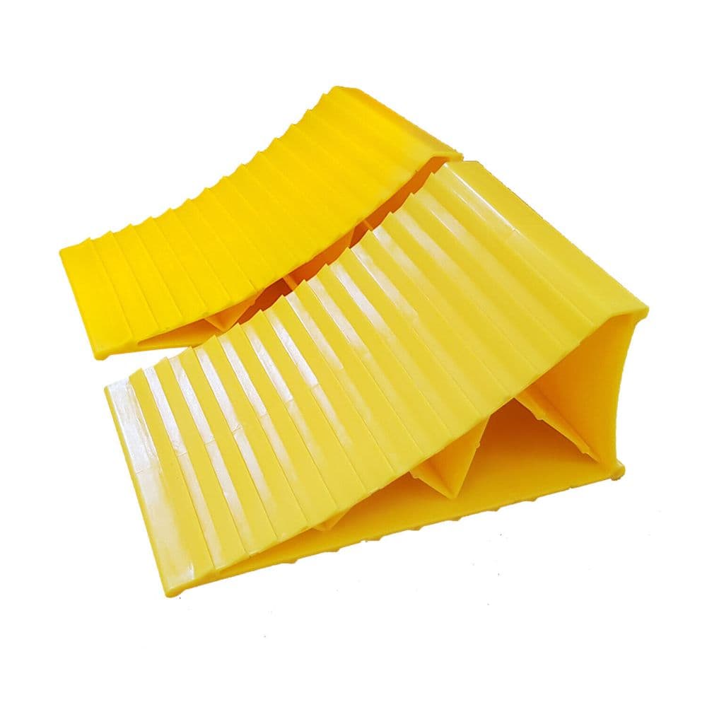 2 x PLASTIC WHEEL CHOCKS GT10P motorhome car van caravan trailer ...